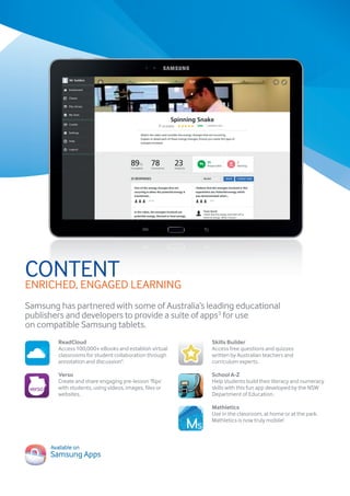 Samsung and Education brochure | PDF