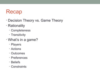 Game theory | PPT