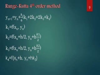 Numerical method runge kutta method | PPT