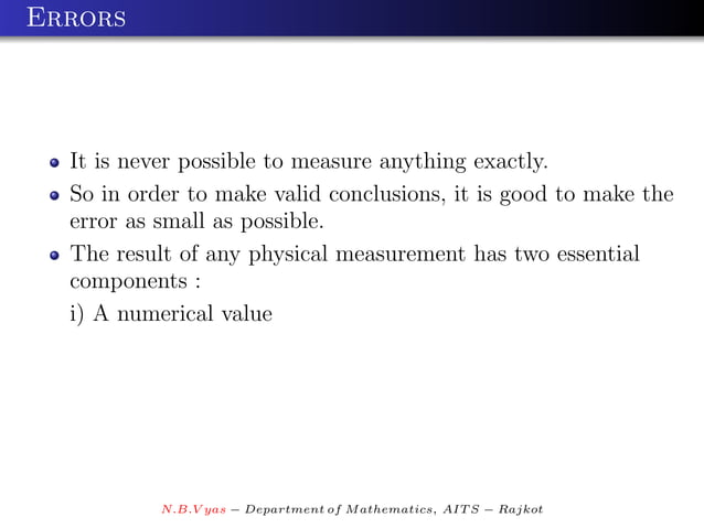 Numerical Methods 1 | PDF | Physics | Science