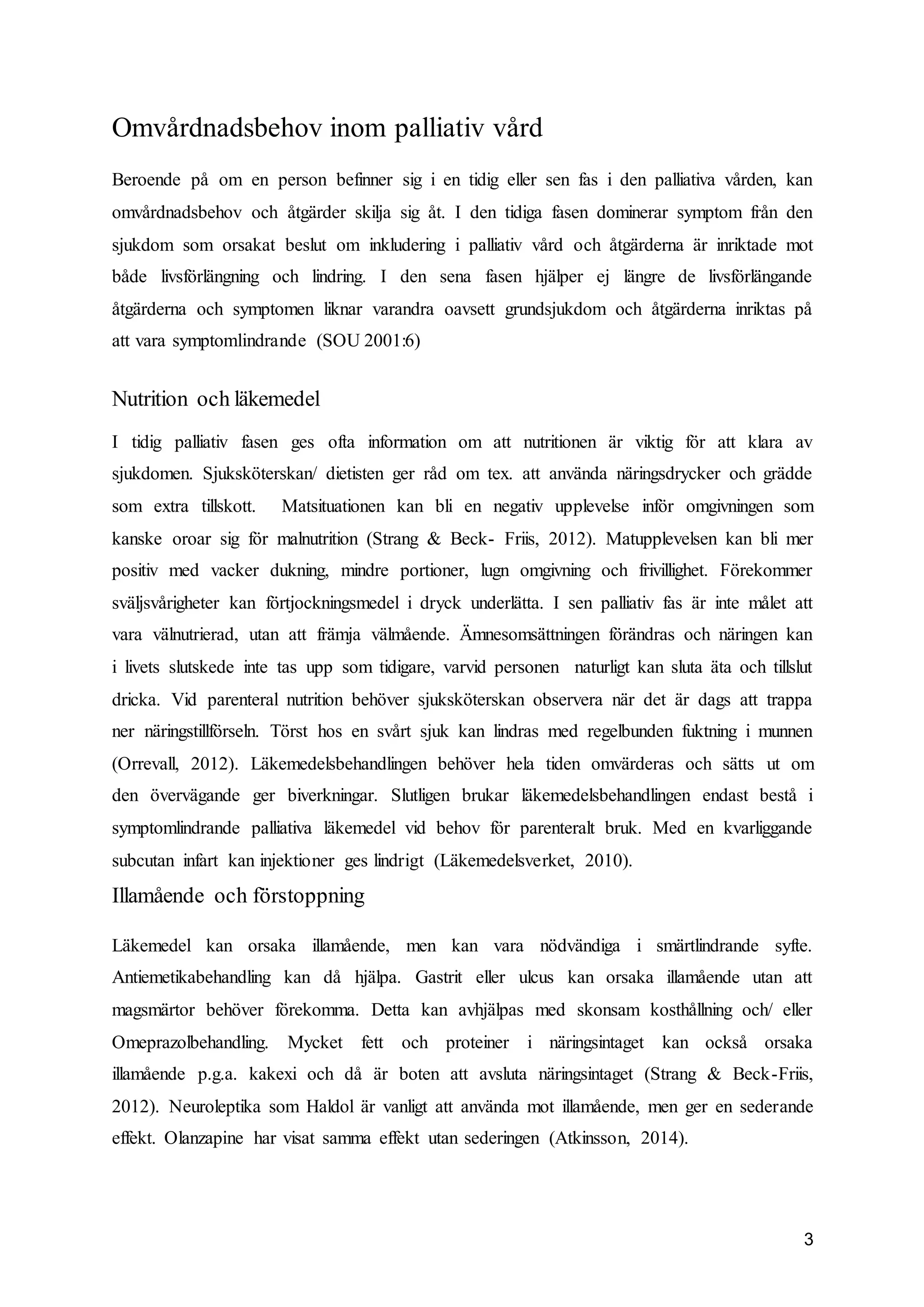 Individuell palliativ uppsats | DOCX | First Aid | Injuries