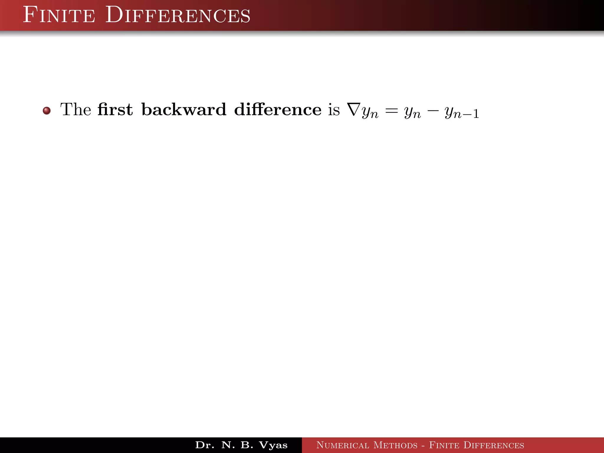 Interpolation with Finite differences | PDF