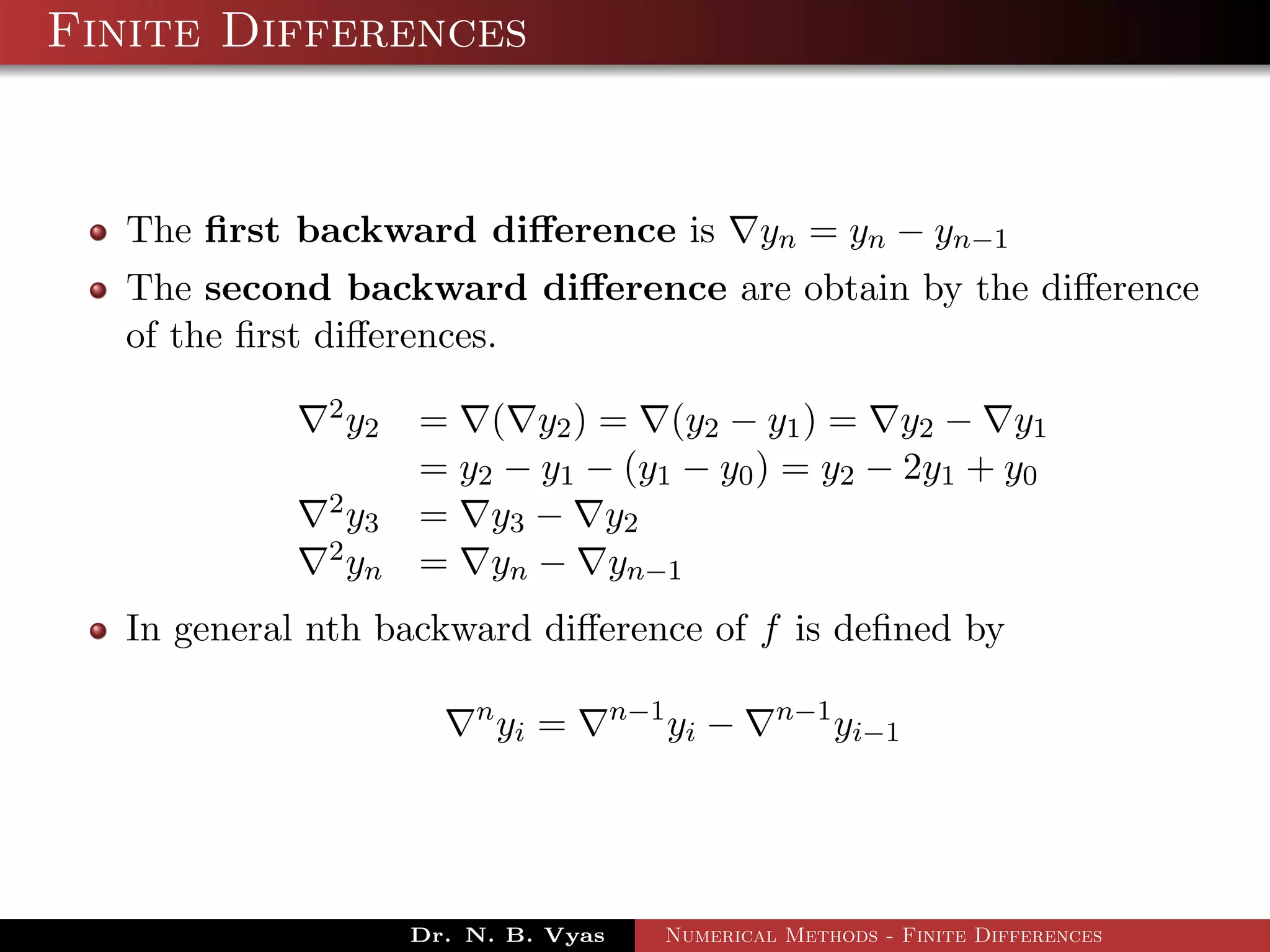 Interpolation with Finite differences | PDF