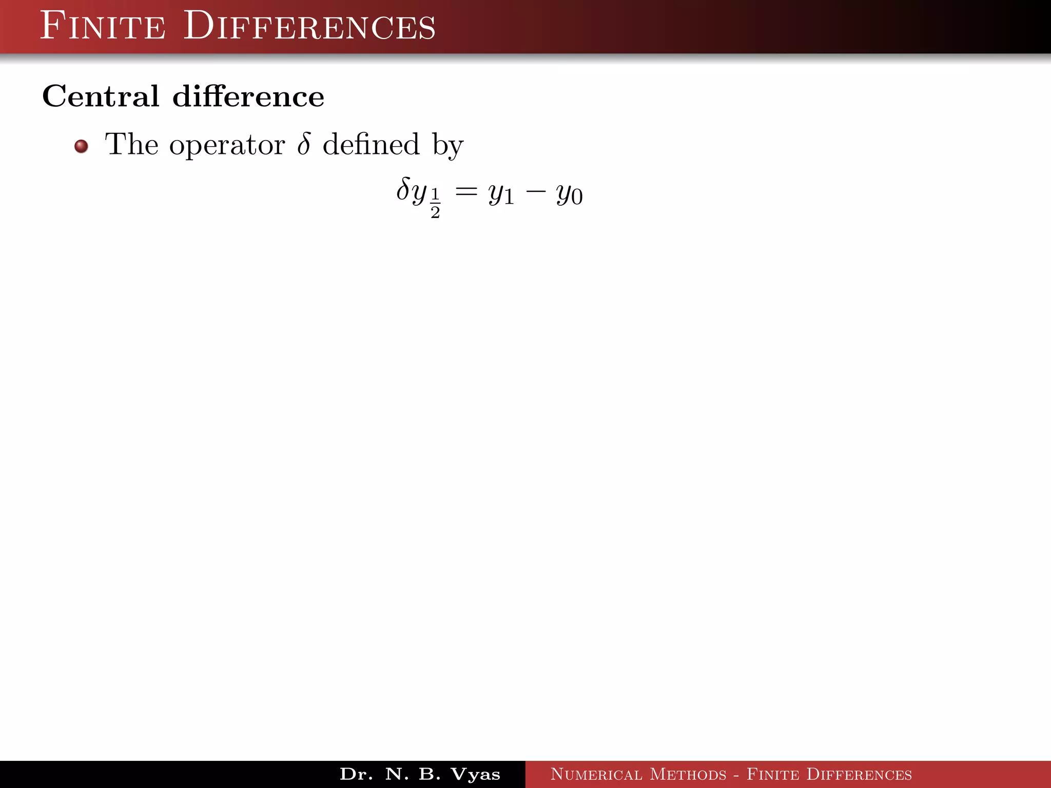 Interpolation with Finite differences | PDF