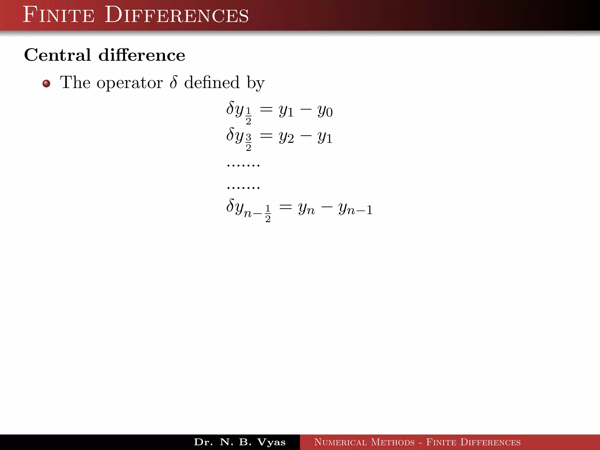 Interpolation with Finite differences | PDF