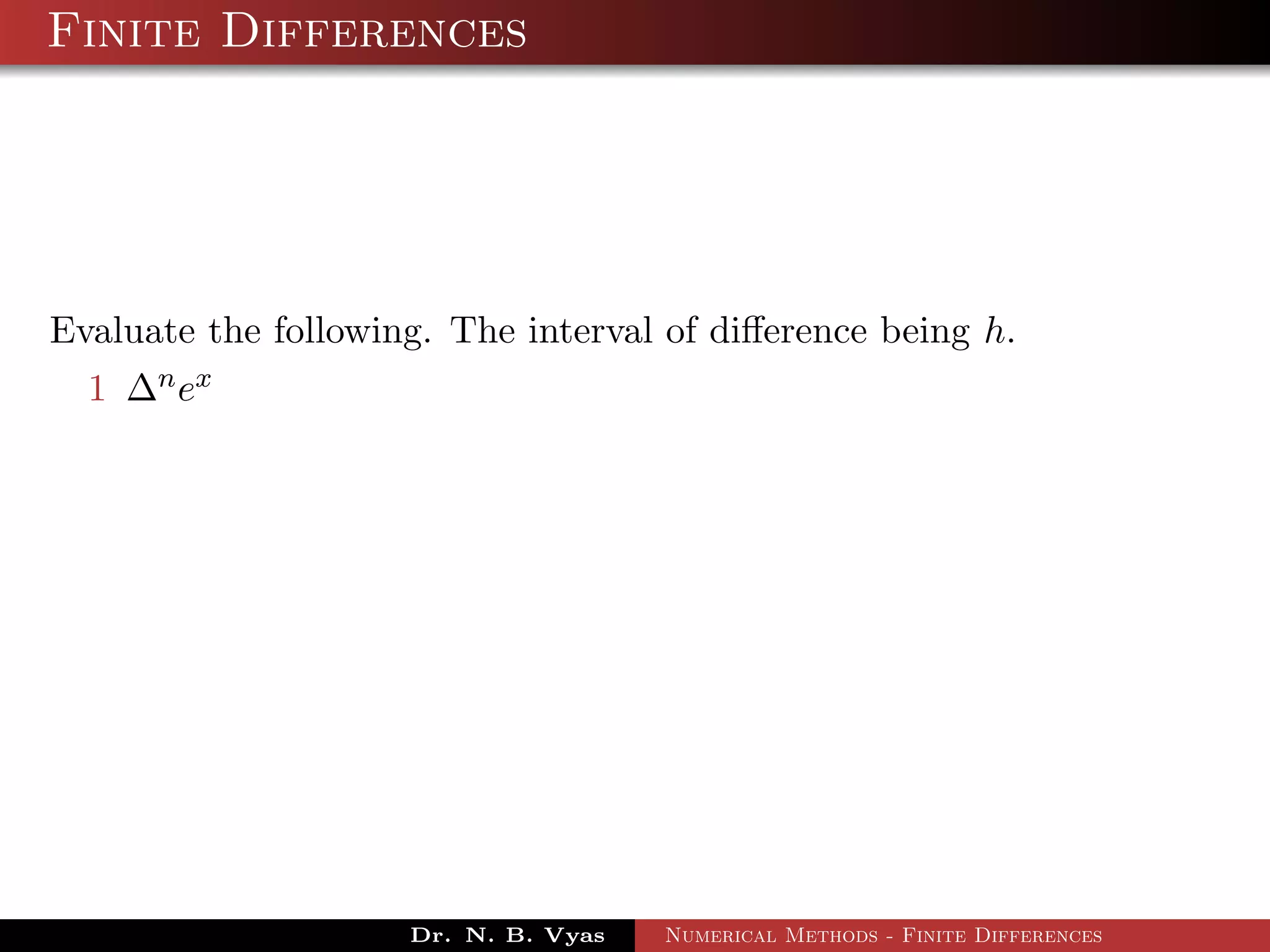 Interpolation with Finite differences | PDF | Technology & Computing