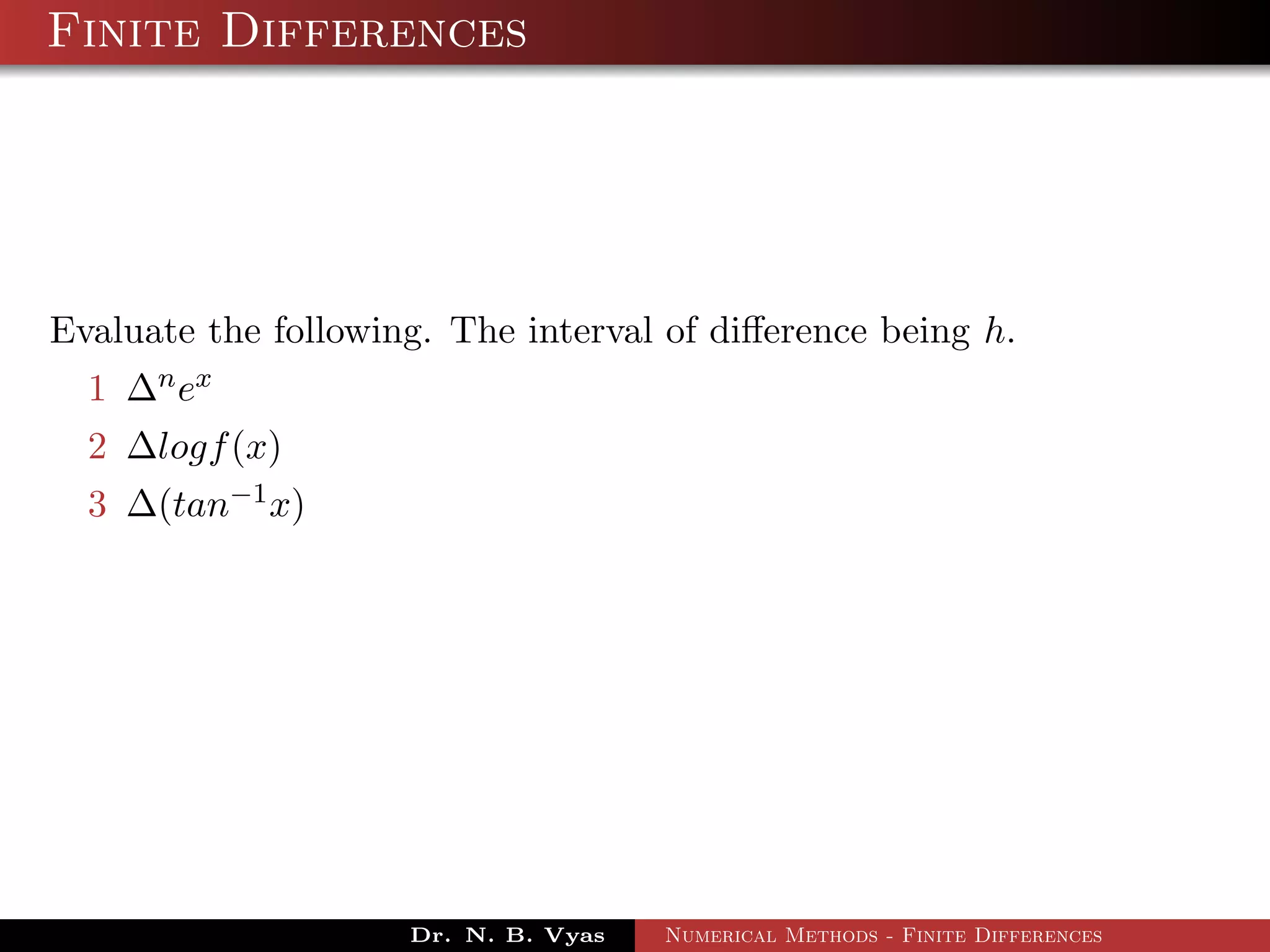 Interpolation with Finite differences | PDF | Technology & Computing