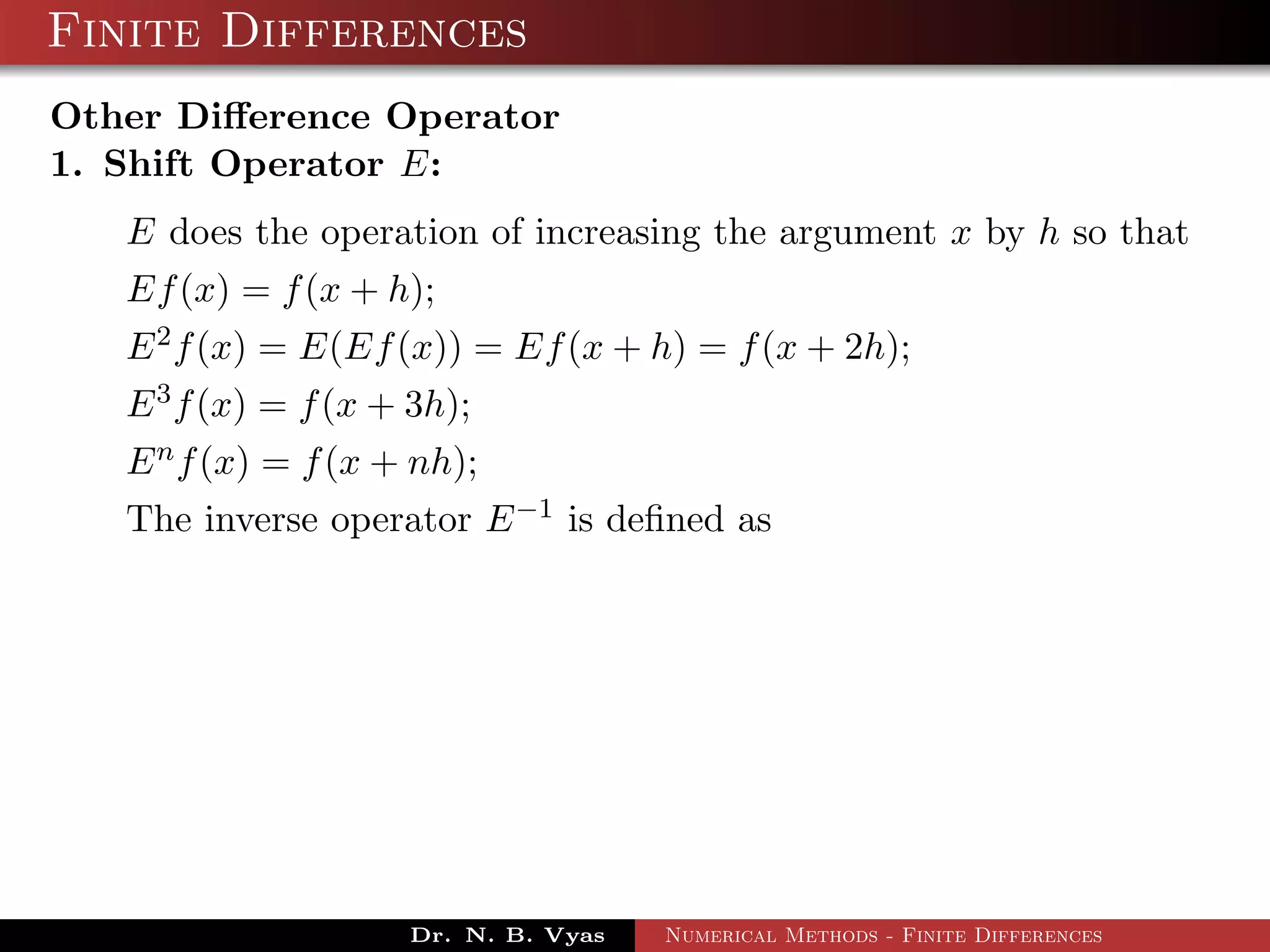 Interpolation with Finite differences | PDF