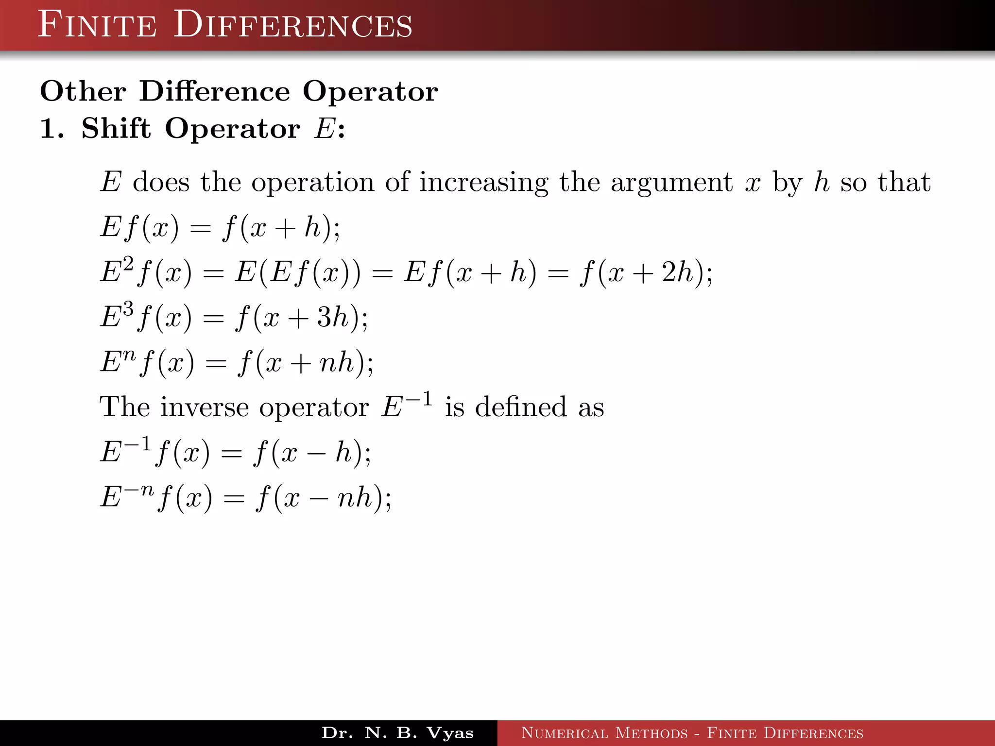 Interpolation with Finite differences | PDF