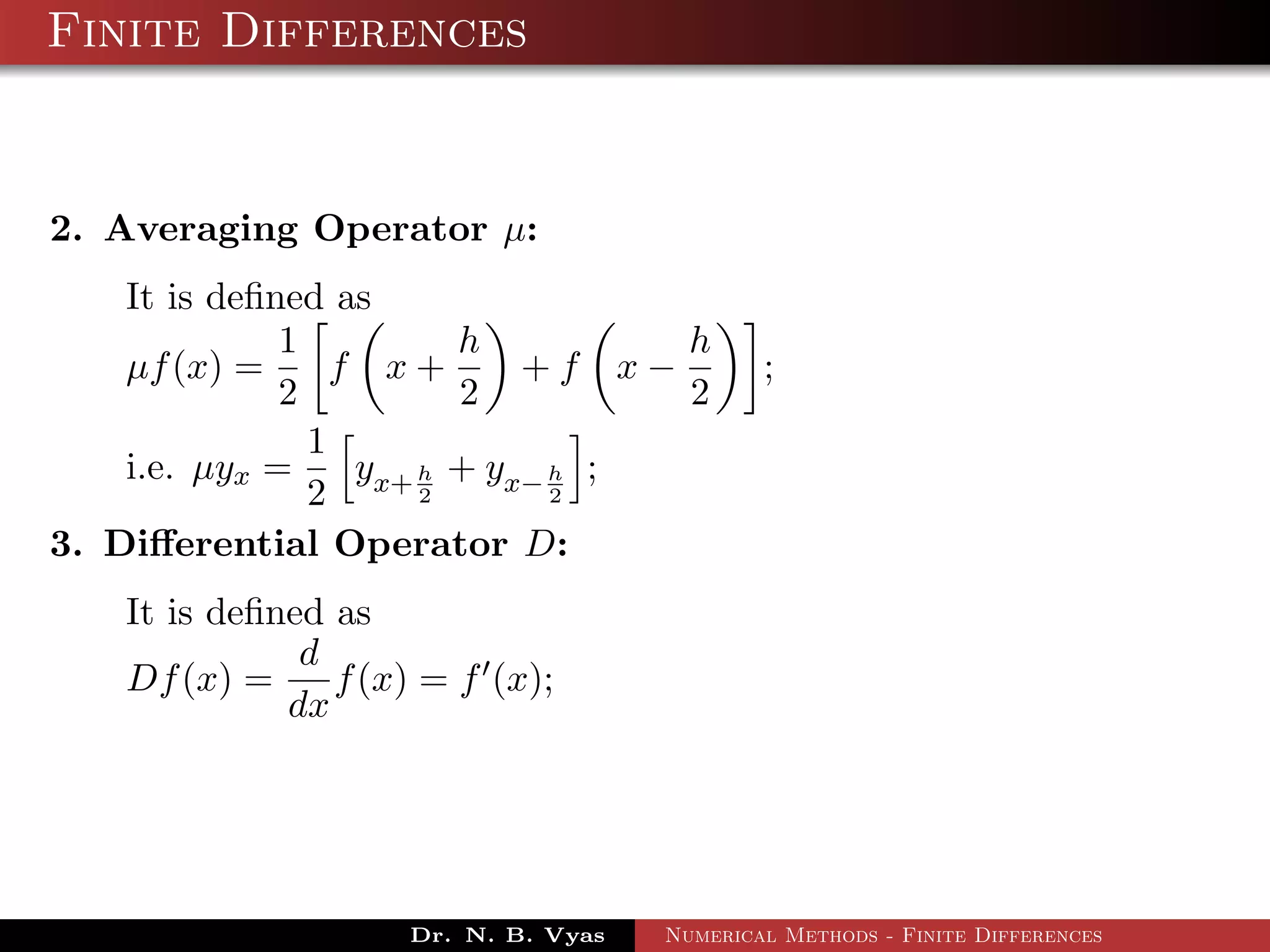 Interpolation with Finite differences | PDF