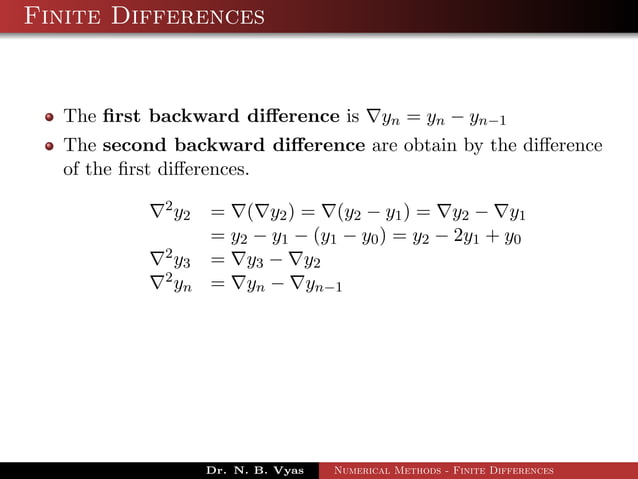 Interpolation with Finite differences | PDF | Technology & Computing
