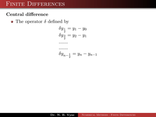 Interpolation with Finite differences | PDF | Technology & Computing
