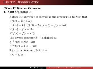Interpolation with Finite differences | PDF