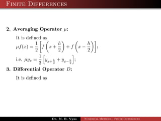 Interpolation with Finite differences | PDF