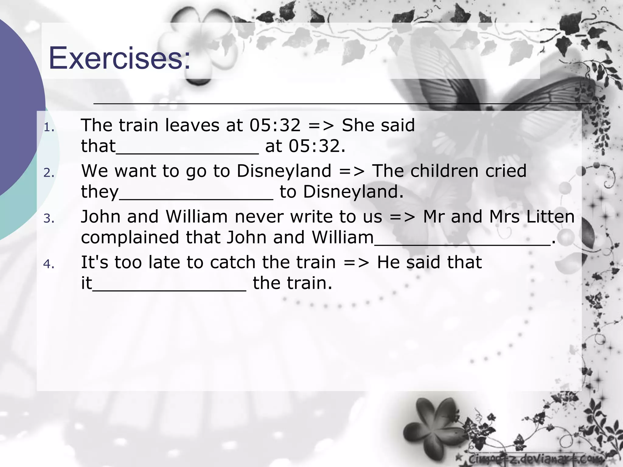 Nm2 reported speech extended | PPTX