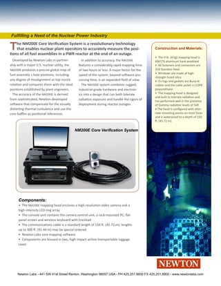 NM200E Nuclear Core Verification System | PDF