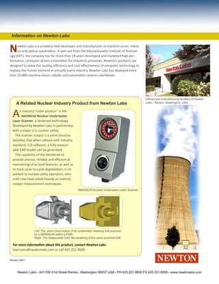 NM200E Nuclear Core Verification System | PDF