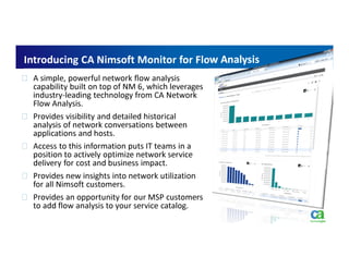 Introducing CA Nimsoft Monitor 6 - Webcast | PPT