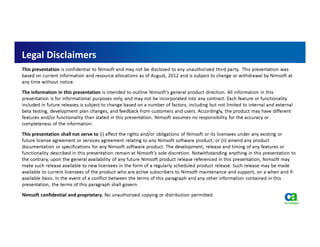 Introducing CA Nimsoft Monitor 6 - Webcast | PPT