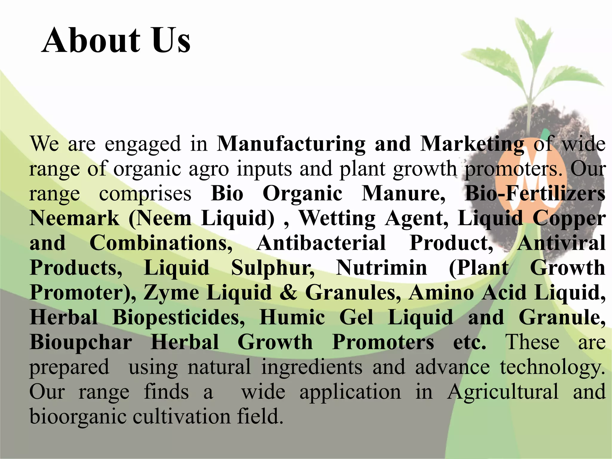 Bio fertilizers by New Malwa Agritech Corporation | PDF