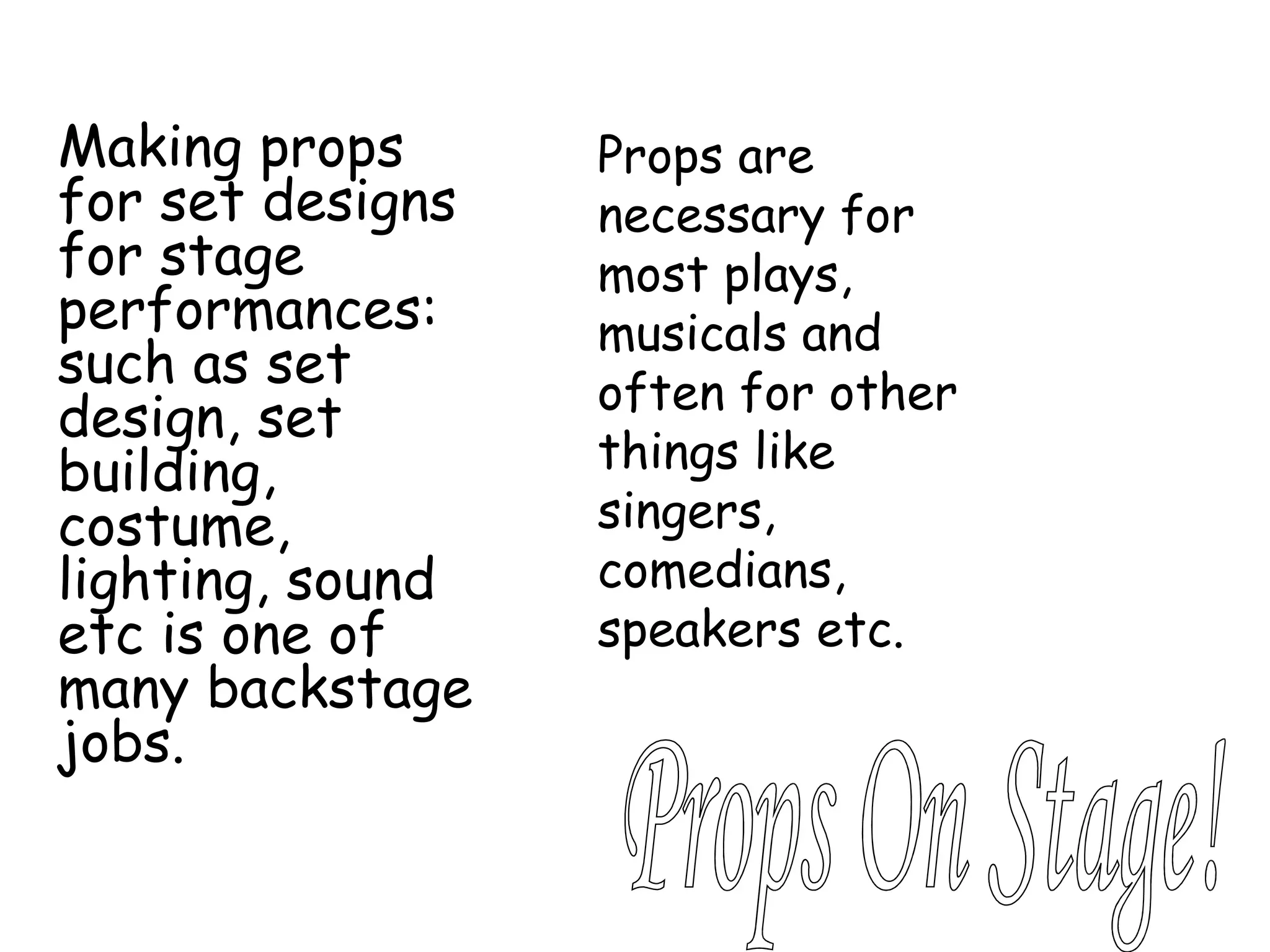 Making Props | PPT