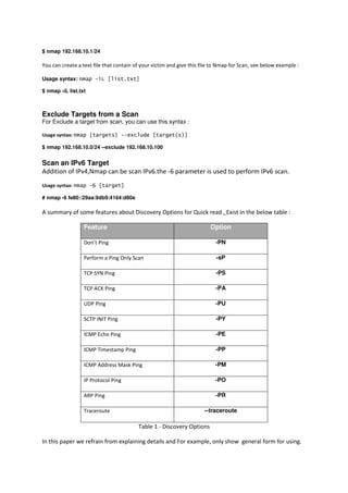 Nmap | PDF