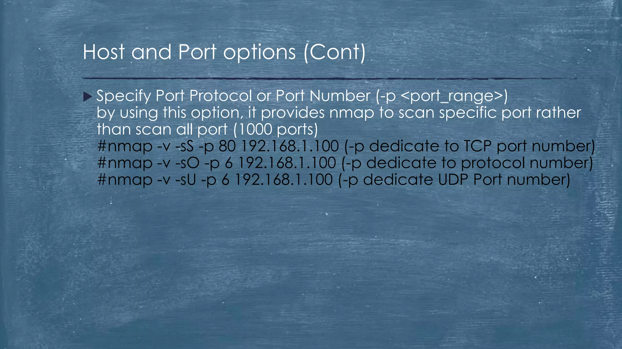 Understanding NMAP | PPTX