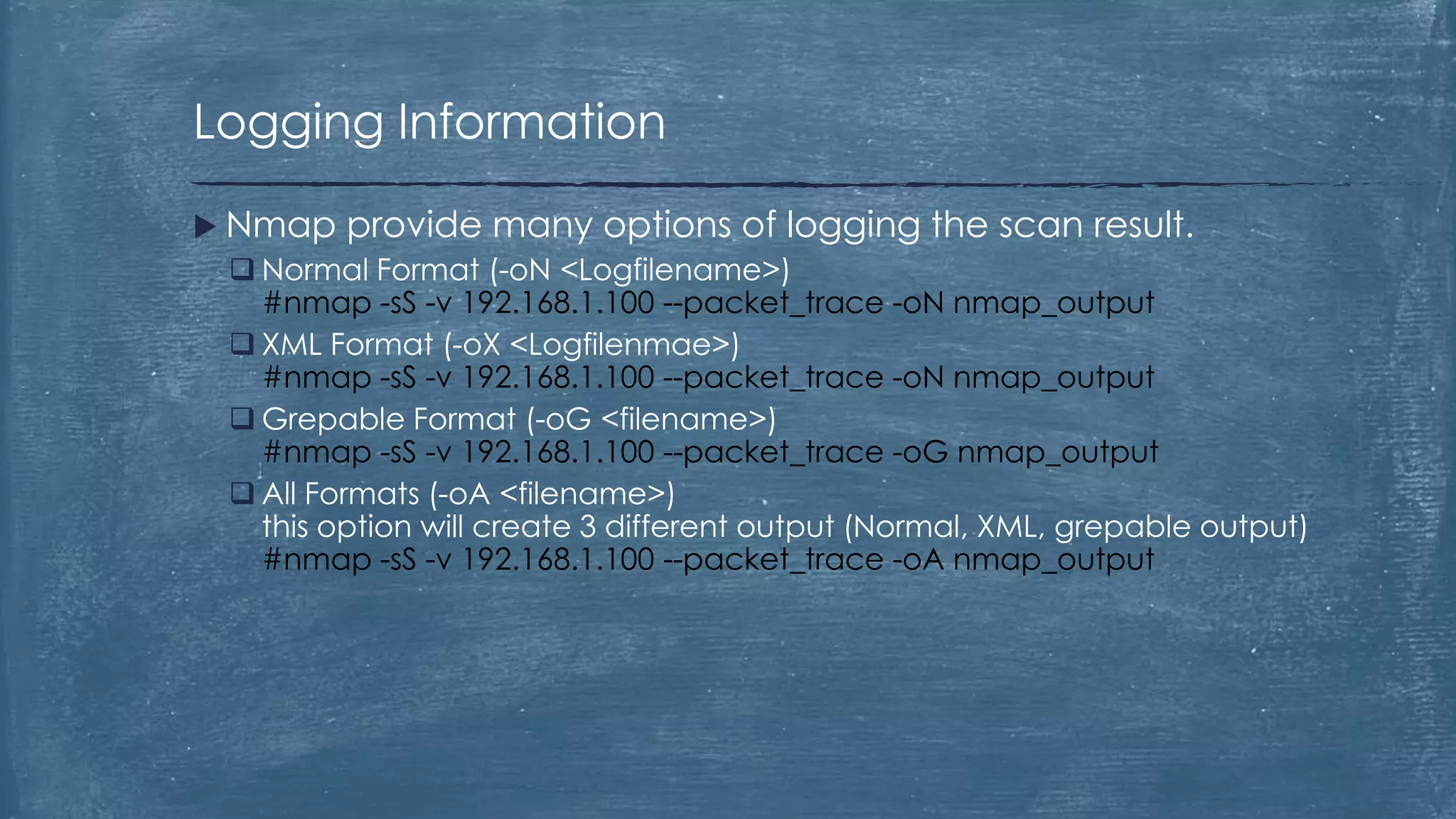 Understanding NMAP | PPTX