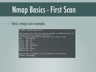 Nmap Basics | PDF