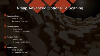 Nmap is a network scanner created by Gordon Lyon | PPT