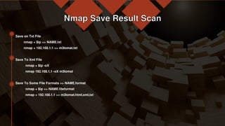 Nmap is a network scanner created by Gordon Lyon | PPT