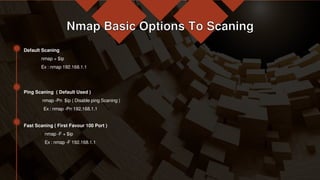 Nmap is a network scanner created by Gordon Lyon | PPT