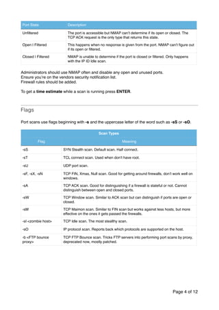 Nmap Hacking Guide | PDF