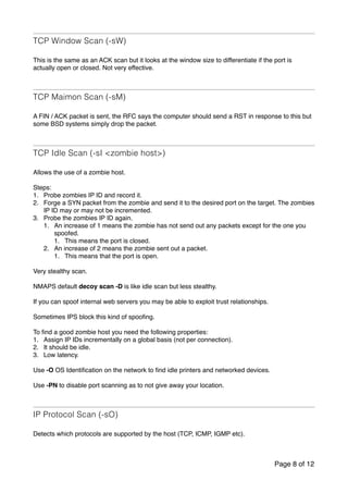 Nmap Hacking Guide | PDF