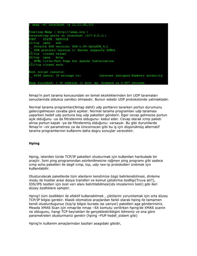 Nmap & Hping | PDF