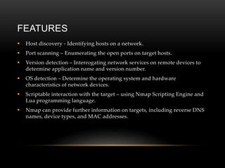 Nmap(network mapping) | PPTX