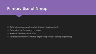 Nmap | Network Mapping | Null Bhopal Chapter | PPT