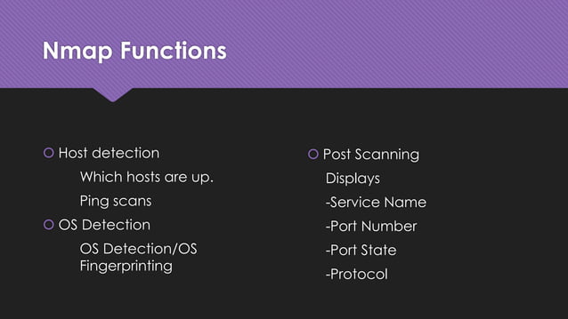 Nmap | Network Mapping | Null Bhopal Chapter | PPT