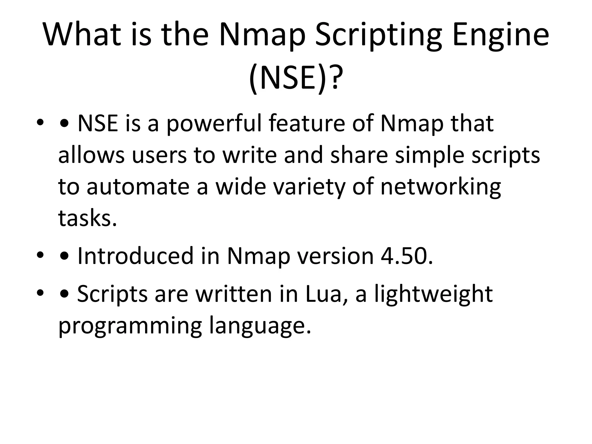 Nmap_Scripting_Engine_Presentations.pptx | Free Download