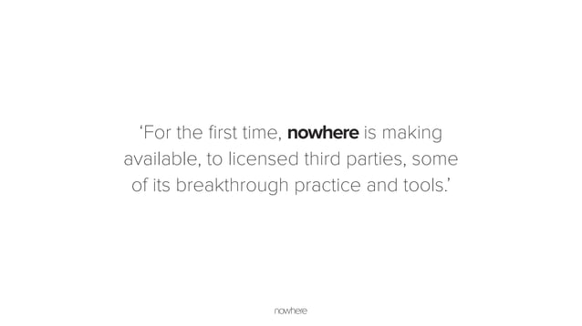 nowhere maps training | PDF