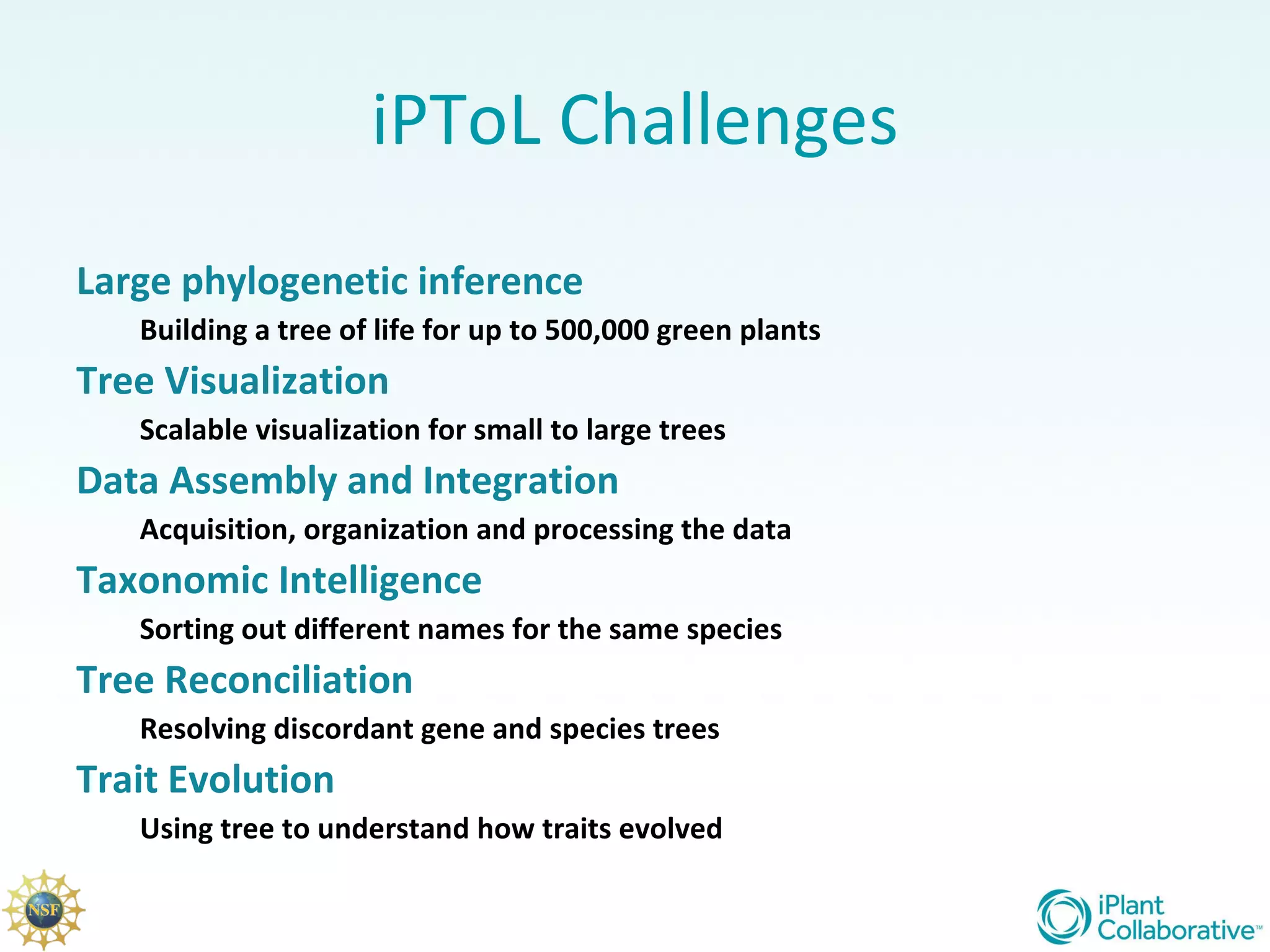 iPlant Tree of Life | PPT