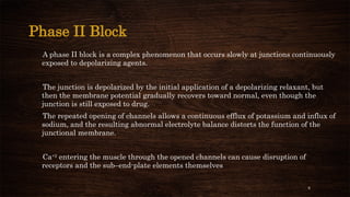 neuro muscular blocking agents and reversal | PPTX