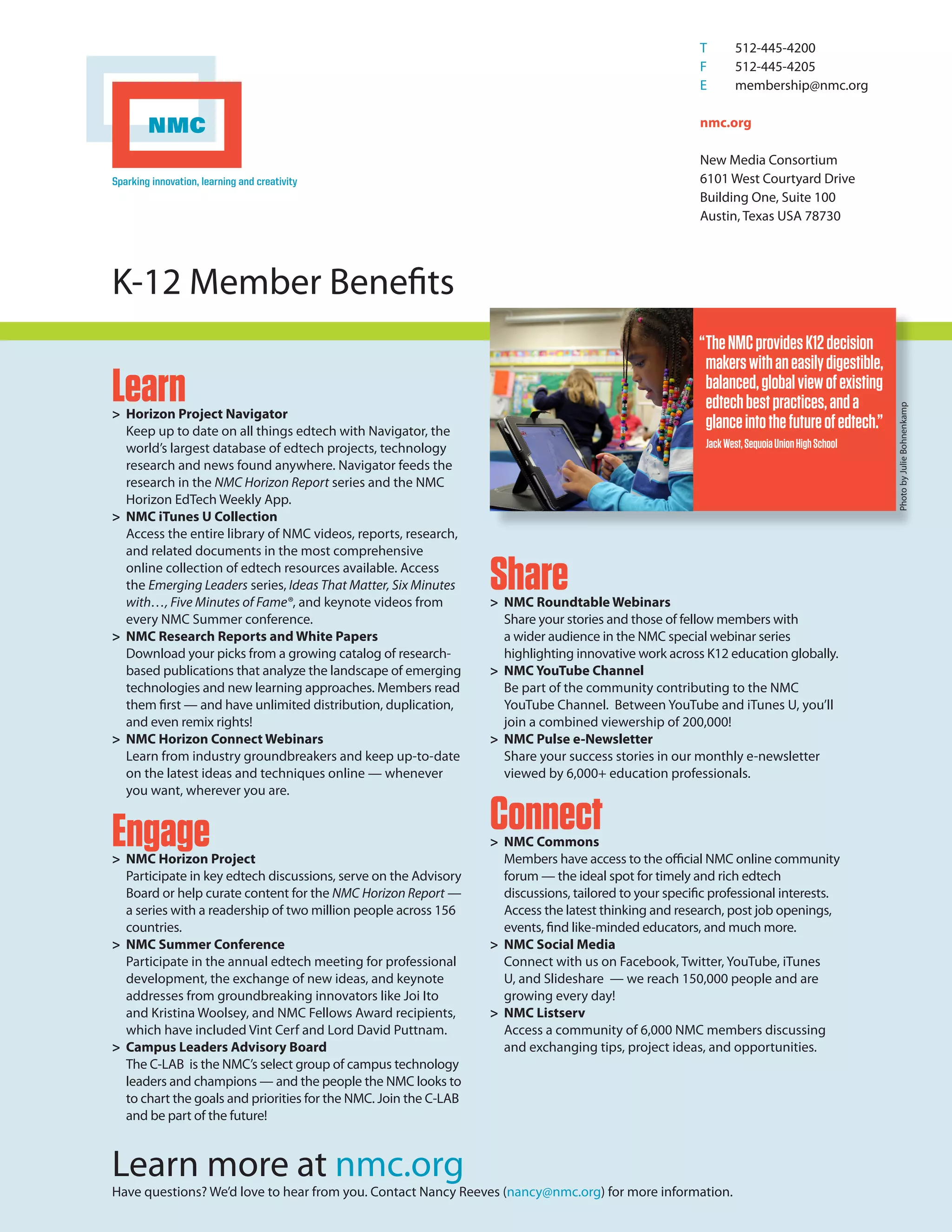 Nmc k12-member-benefits | PDF