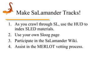 Nmc Mashup Symposium: SaLamander 2008 | PPT