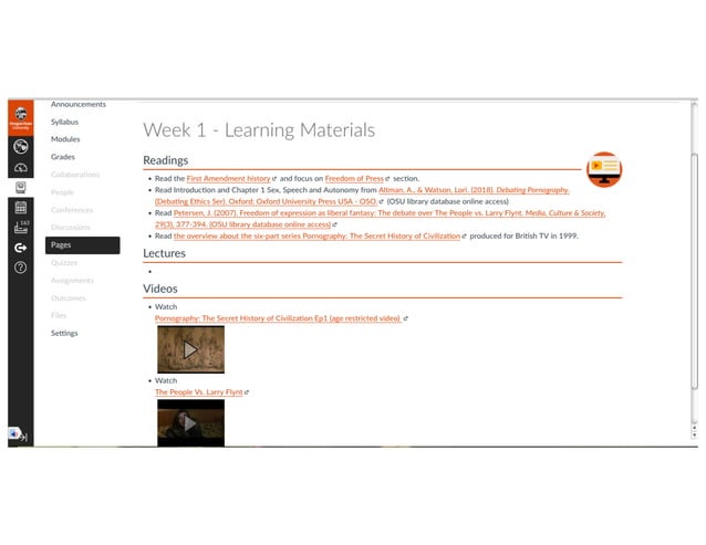 OSU Hybrid Showcase- NMC 427 Module 1 Development | PDF