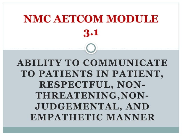 NMC AETCOM /////////,,,,,MODULE 3.1.pptx