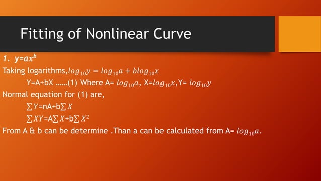 presentation on Euler and Modified Euler method ,and Fitting of curve | PPTX | Physics | Science