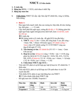 NHỒI MÁU CƠ TIM | PDF