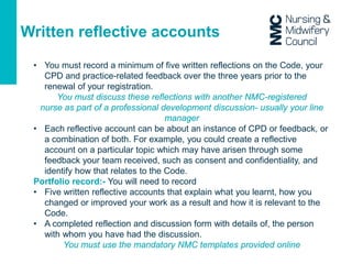 NMC WirralCT revalidation presentation - Jan 2016 | PDF