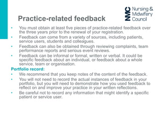 NMC WirralCT revalidation presentation - Jan 2016 | PPT